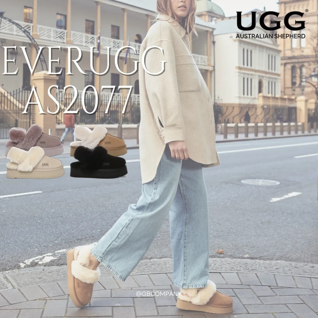 [무료배송] 호주 에버어그 무사 3WAY 플랫폼 어그 슬리퍼 EVERUGG AS2077 | 상품 상세 | 크로켓