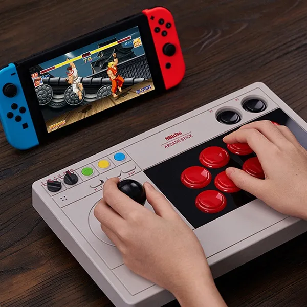 8BITDO 아케이드 스틱 V3 ARCADE STICK 블루투스 게이밍 조이스틱 B01213 | 크로켓