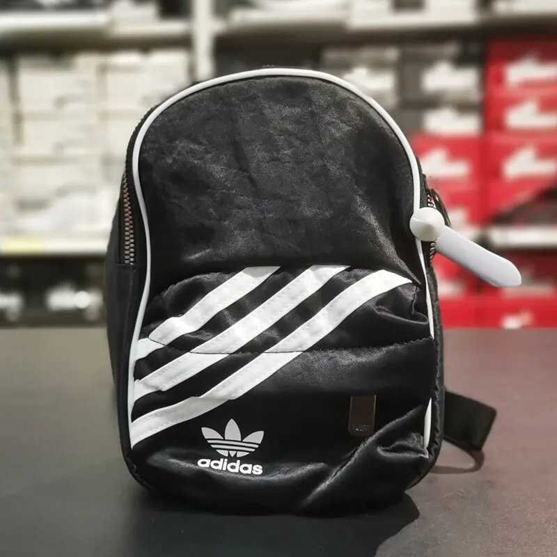 아디다스 오리지널 삼선 3S 미니 블랙 화이트 백팩 GD1642 | 크로켓