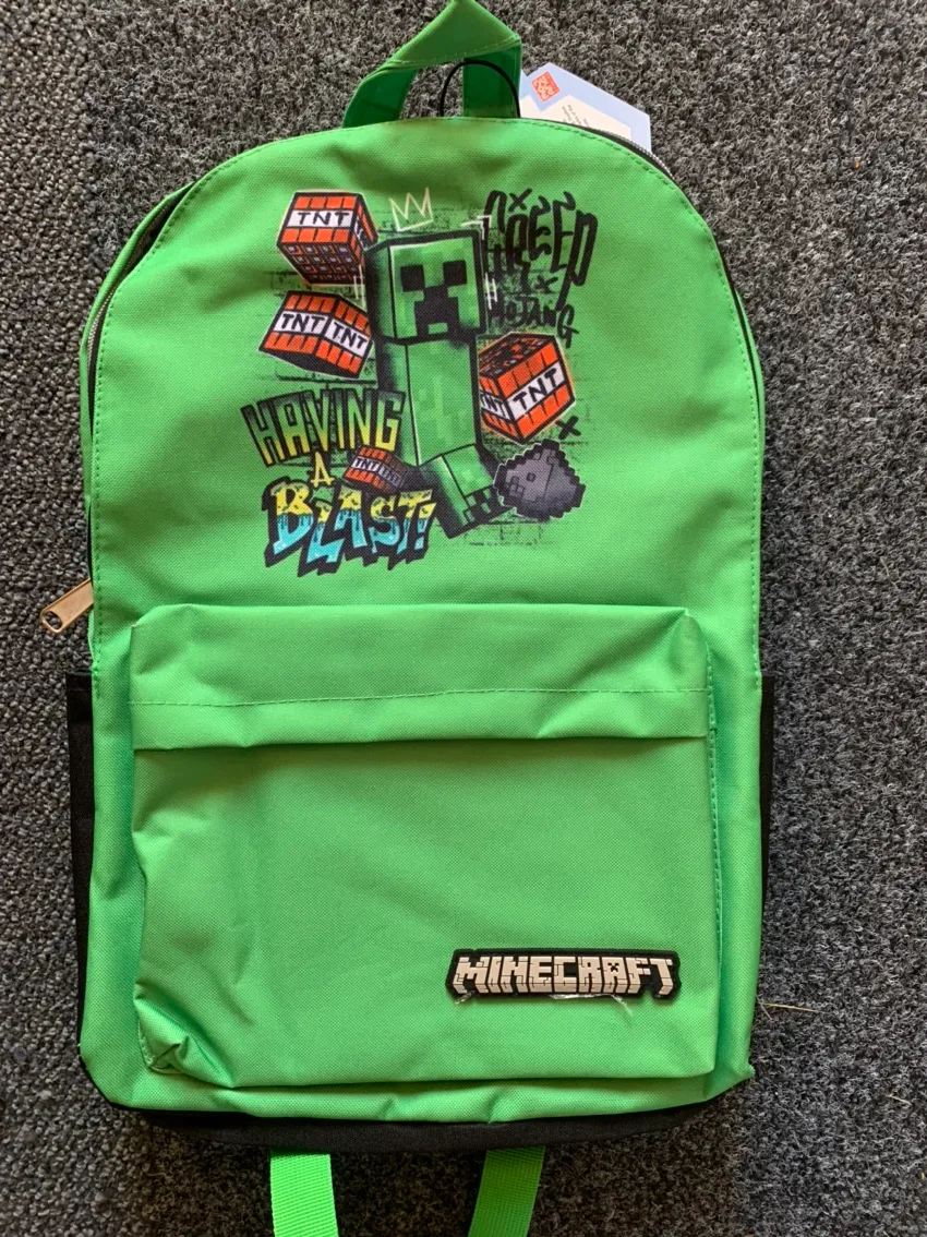 마인크래프트 / Minecraft - Creeper Graffiti Backpack | 크로켓