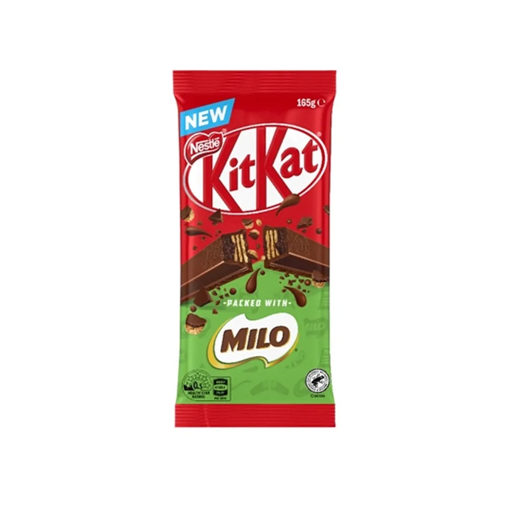 네슬레 킷 캣 마일로 초콜릿 블록 165g 4팩 Nestle Kit Kat Milo Chocolate Block 165g | 크로켓