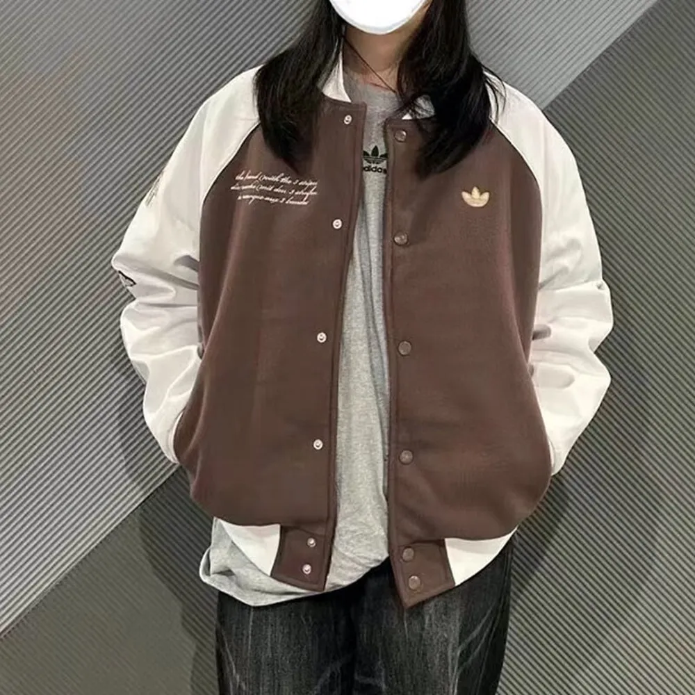 아디다스 오리지널 바시티 봄버 야구잠바 버튼 자켓 IS0191 | 크로켓