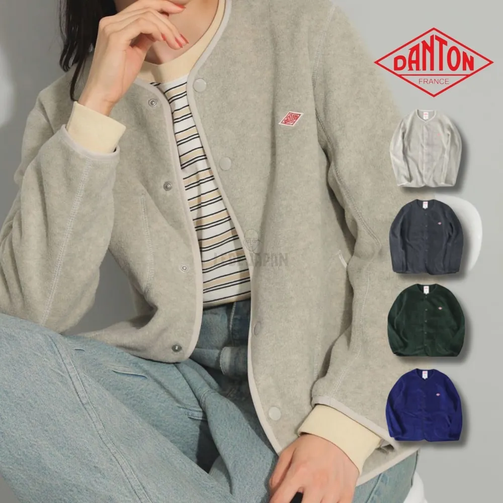 단톤 DANTON 뽀글이 여성 노카라 자켓 가디건 JD-8911 | 상품 상세 | 크로켓