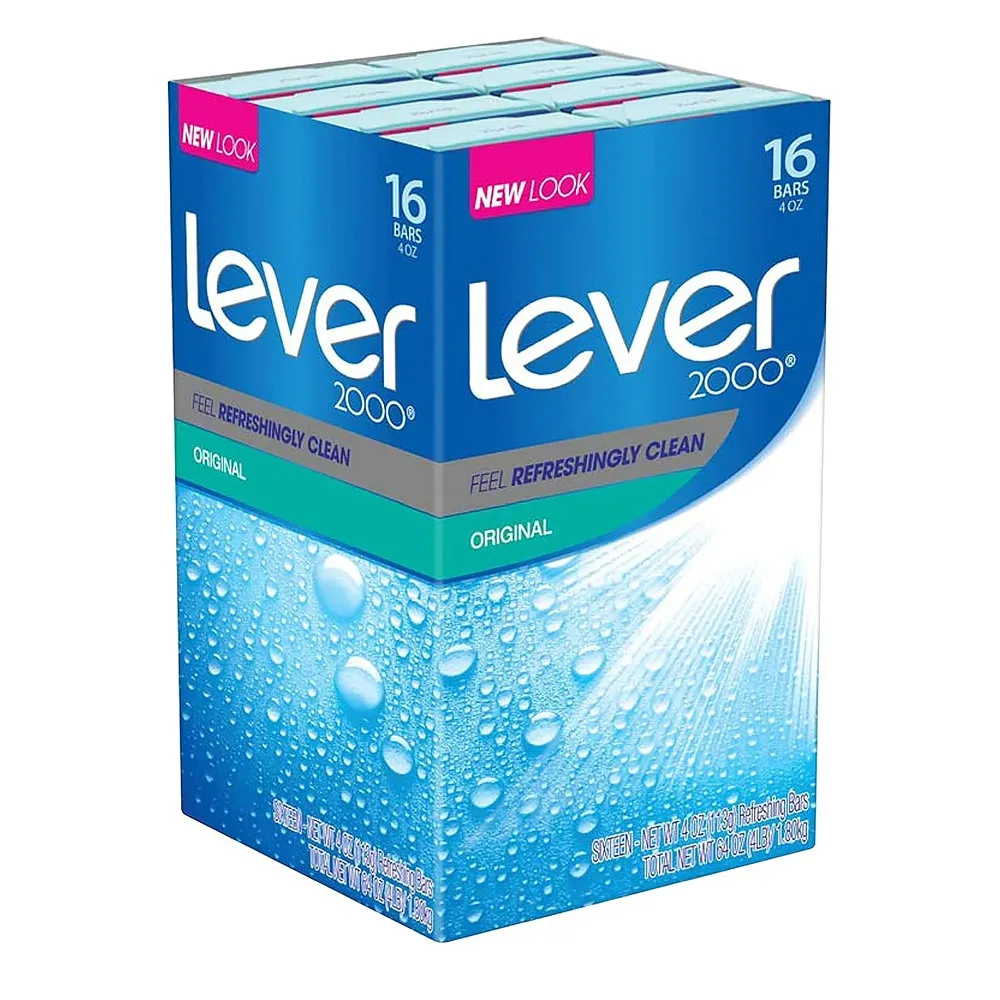 Lever 리프레싱 클린 비누 113g 16개입 1팩 오리지널 Lever 2000 Bar Soap, Original, 4 oz ...