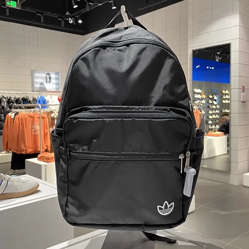 아디다스 오리지널스 더블 지퍼 블랙 백팩 IJ5006 | 상품 상세 | 크로켓