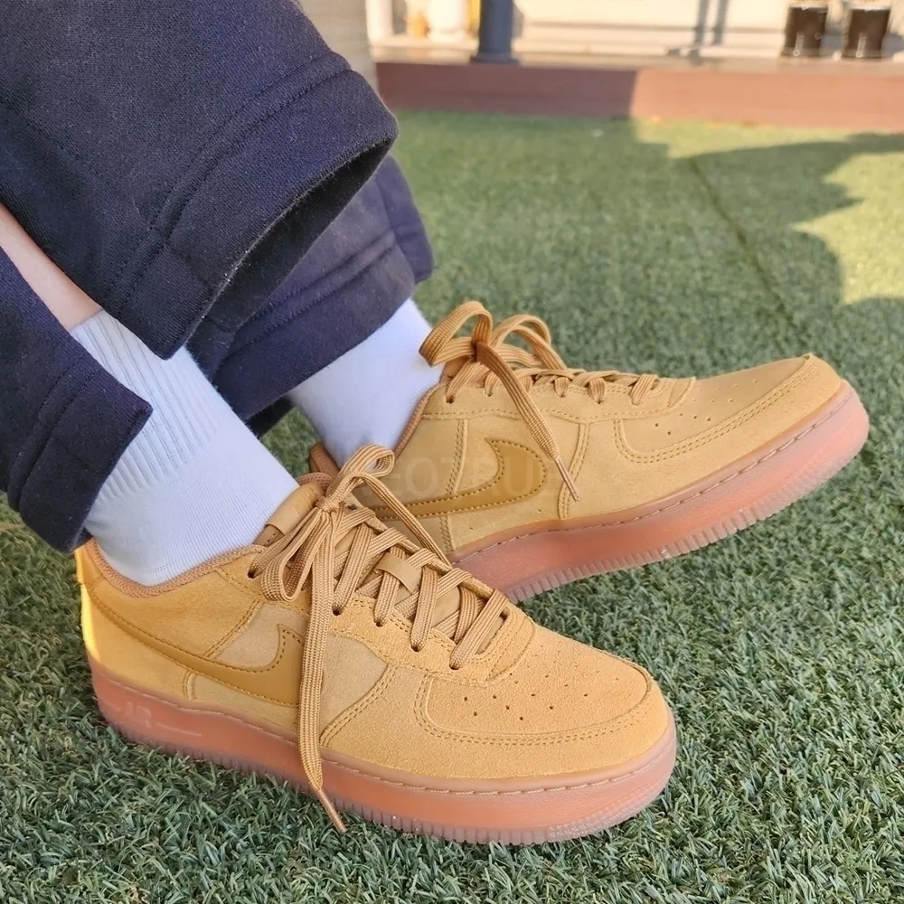 [무료배송] 나이키 에어포스1 로우 된장포스 위트 GS BQ5485-700 [스테디 셀러] | 상품 상세 | 크로켓