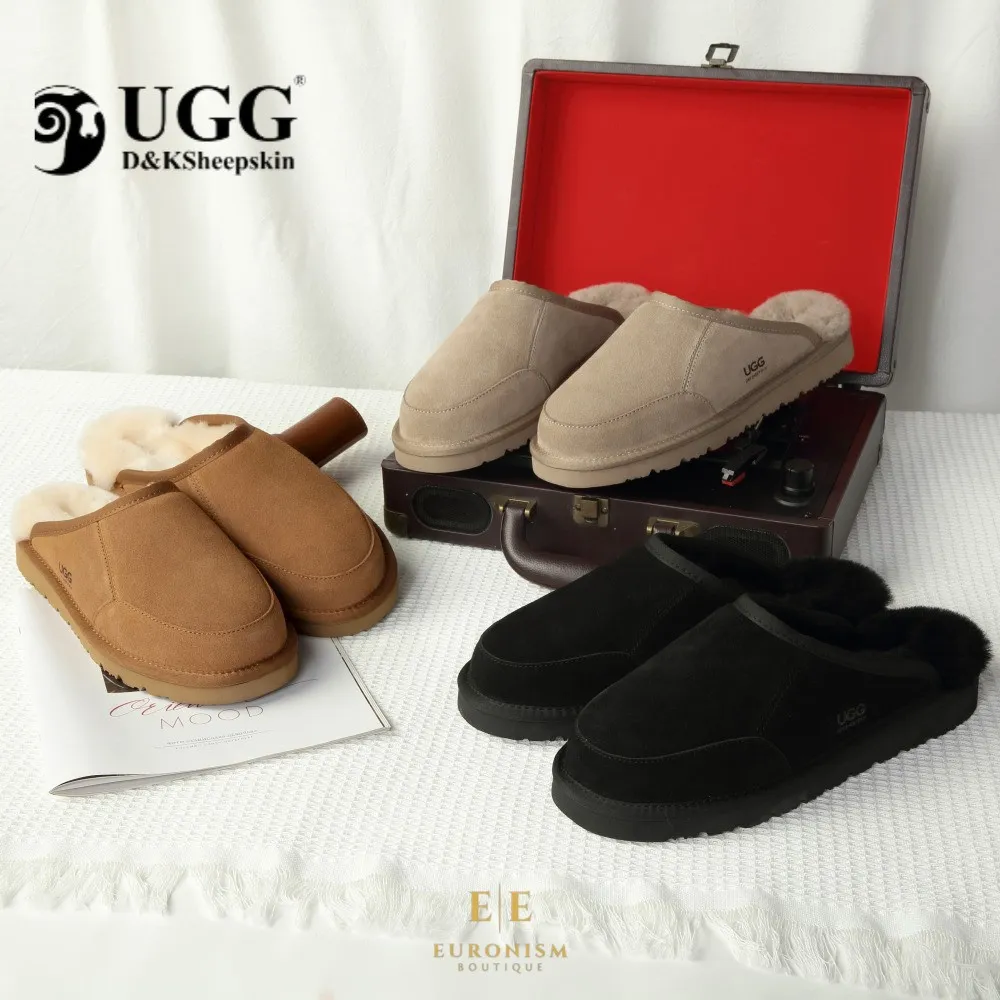 호주 어그 DK UGG DK135 남자 털 슬리퍼 CHESTNUT | 상품 상세 | 크로켓