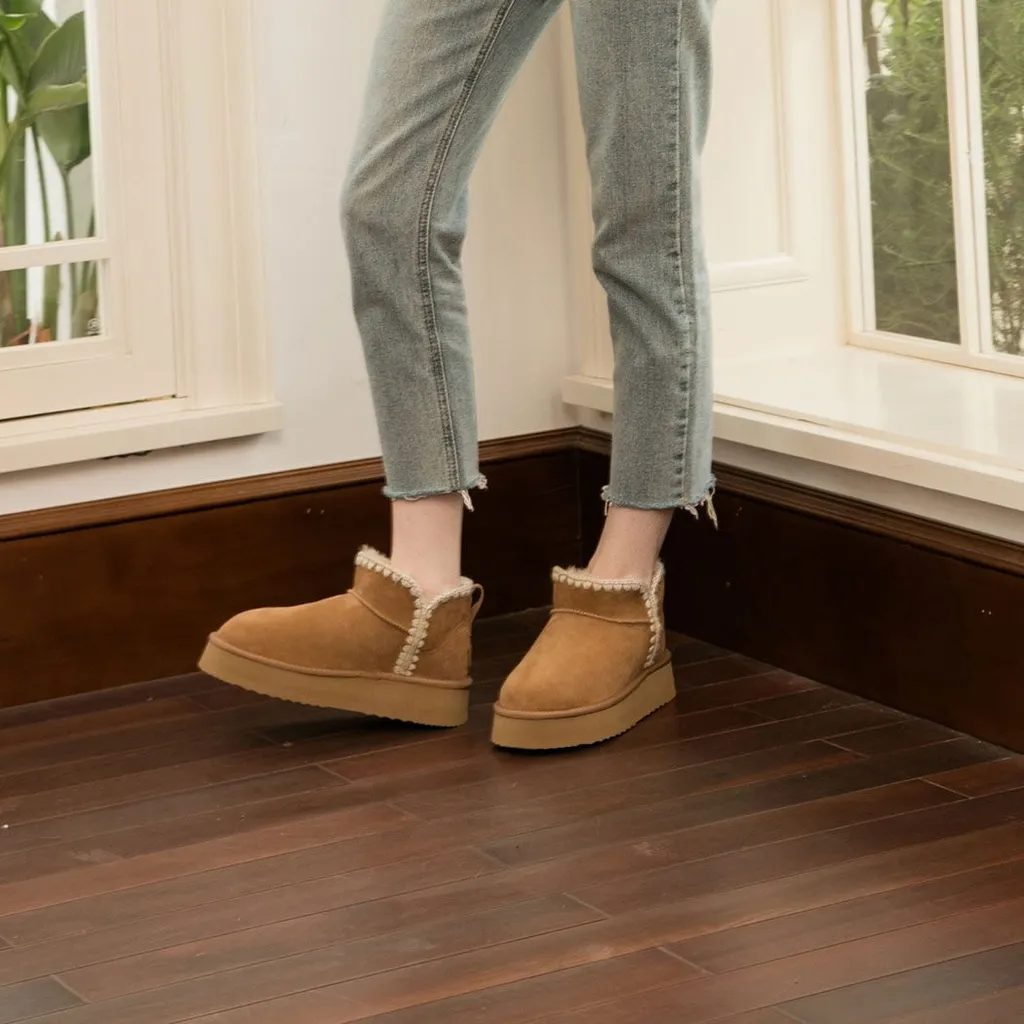 호주 DK 어그 메이브 여성 클래식 미니 플랫폼 양털 부츠 DK134 | 상품 상세 | 크로켓