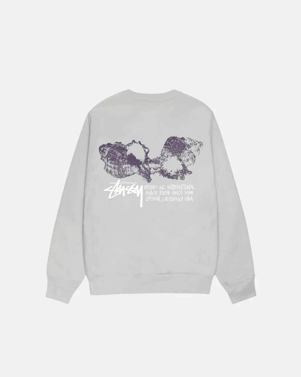 스투시) SHELLS CREW 맨투맨 FOG | 크로켓