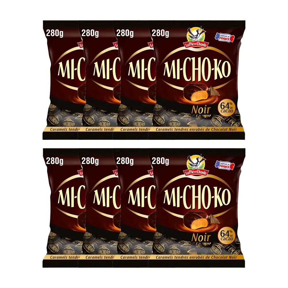 미초코 다크 초콜릿 카라멜 캔디 MICHOKO 280g 8팩 | Croket