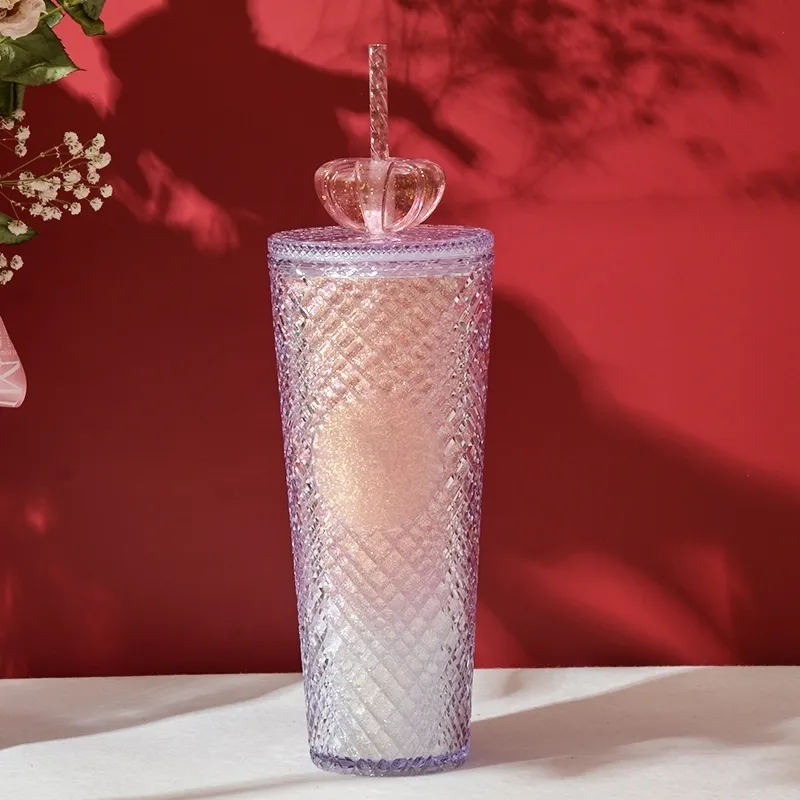 재고할인 한정수량>스타벅스 중국 2022 발렌타인데이MD 체스시리즈 핑크그라데이션 버티컬 지압텀 PP소재 대용량 빨대컵 콜드컵 710ml | 상품 상세 | 크로켓