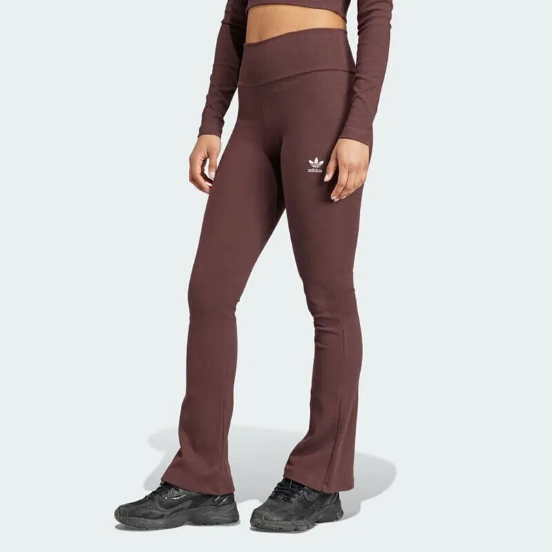 아디다스 여성 립 플레어드 팬츠 요가 필라테스 바지 브라운 II8056 | 크로켓