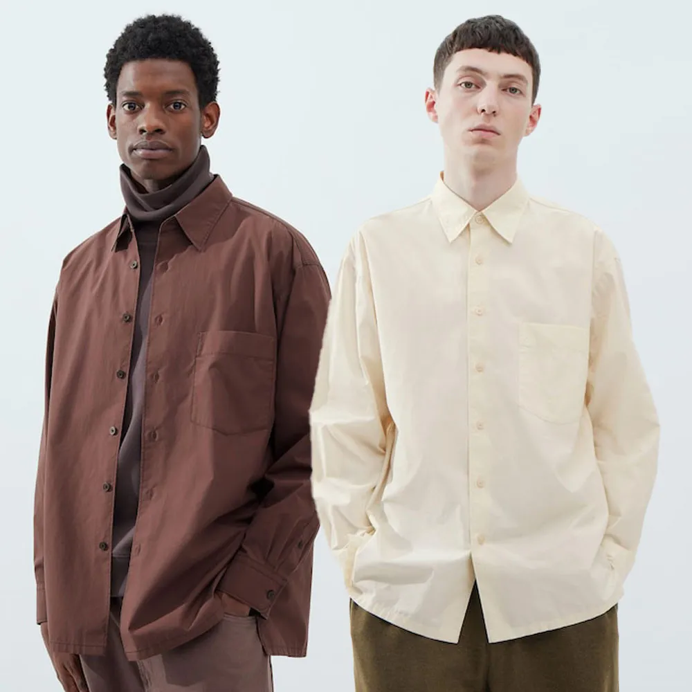 유니클로 U 23FW 남성 브로드 오버사이즈 셔츠 3색상 | 상품 상세 | 크로켓