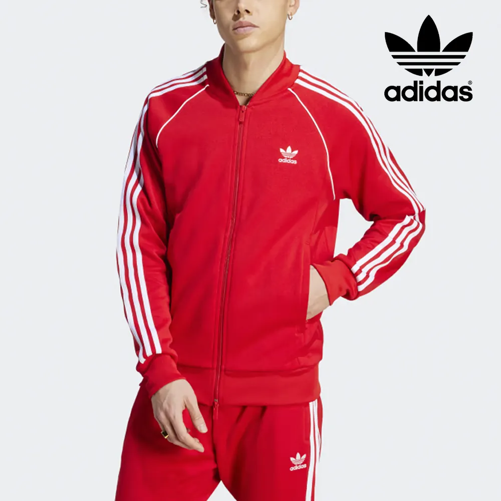아디다스 슈퍼스타 져지 트랙탑 스칼렛 남성 SST 자켓 IL2494 | 크로켓