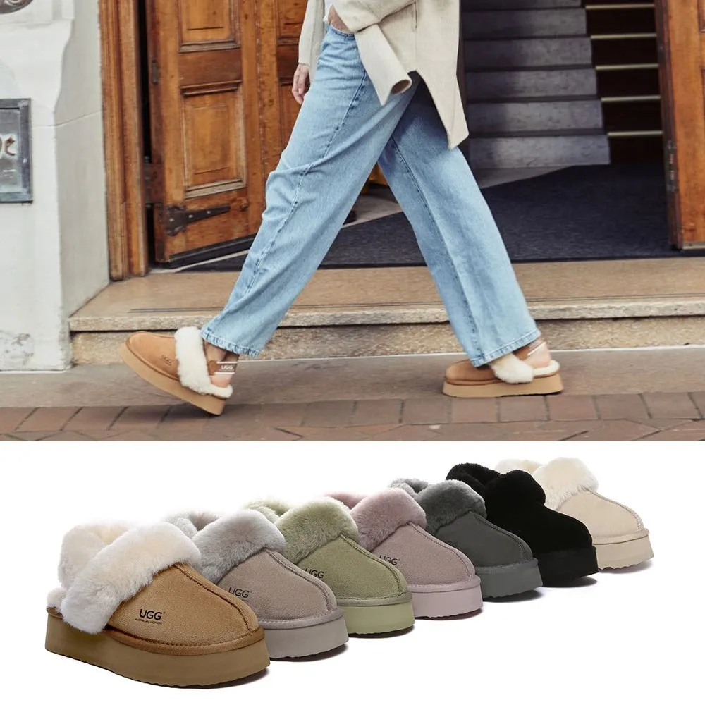 어그 호주 에버어그 무사 울 스트랩 밴딩 플랫폼 양털 슬리퍼 AS2077 | 상품 상세 | 크로켓