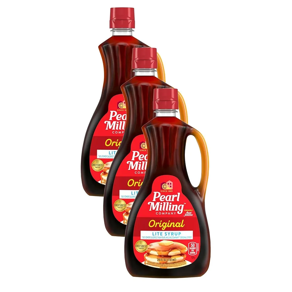Pearl Milling 오리지널 라이트 시럽 710ml 3팩 Pearl Milling Company Original Lite ...