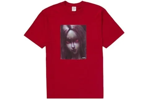 슈프림 레드 아이즈 티셔츠 레드 Supreme Red Eyes T-Shirt 24FW | 크로켓