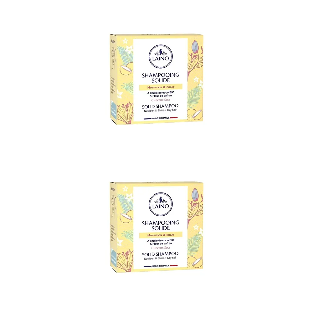 LAINO 고체 컨디셔너 60g 2팩 코코넛오일 앤 샤프론 LAINO Nourishing & Shine Solid Shampoo with Org | 상품 상세 | 크로켓