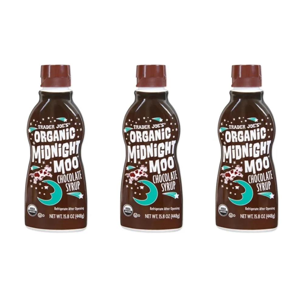 트레이더 조 미드나잇 무 초콜릿 시럽 448g 3팩 Trader Joe's Organic Midmight Moo ...