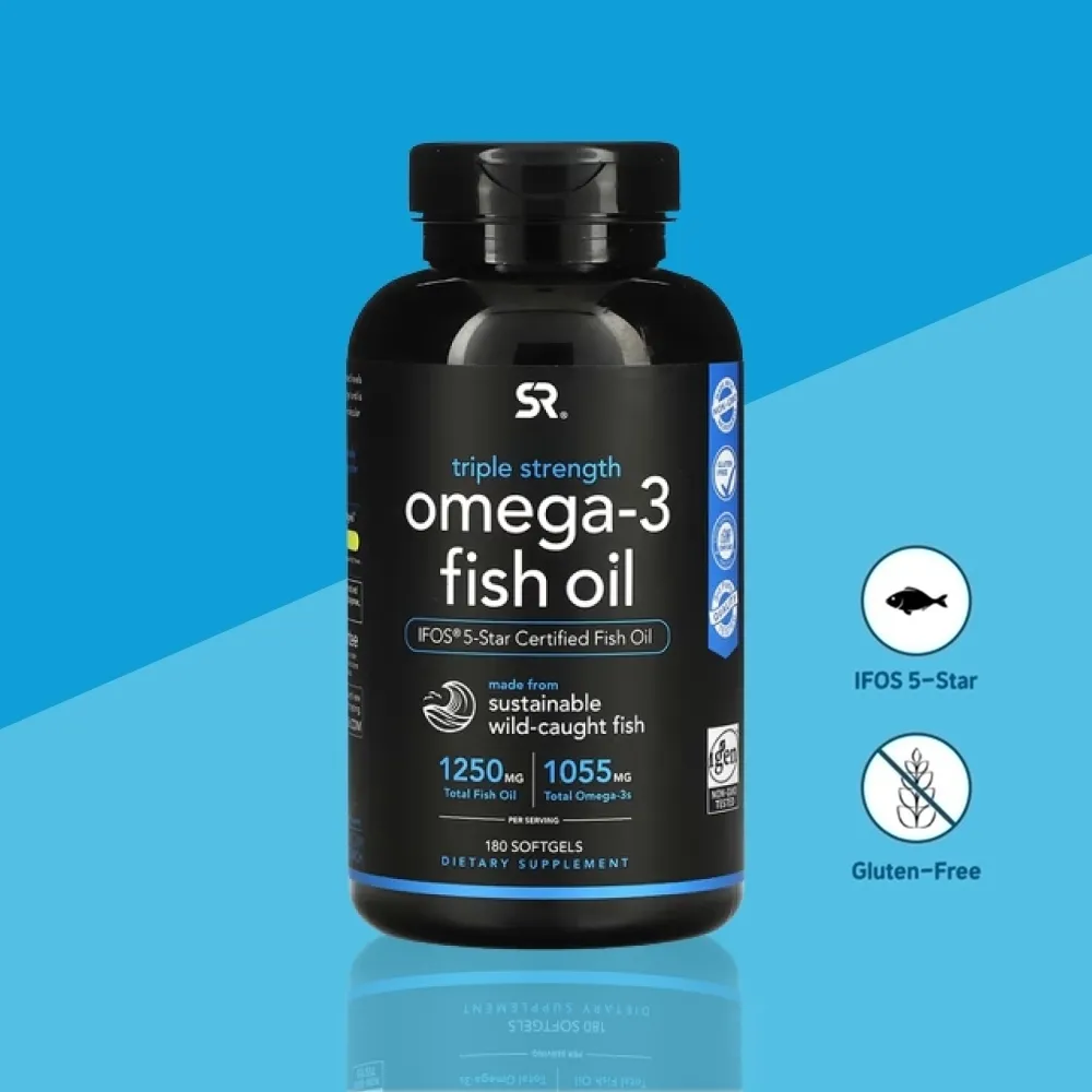 스포츠리서치 오메가3 피쉬오일 180젤 rTG 트리플스트렝스 1250 고약사 오메가3 [고객감사세일] | 상품 상세 | 크로켓