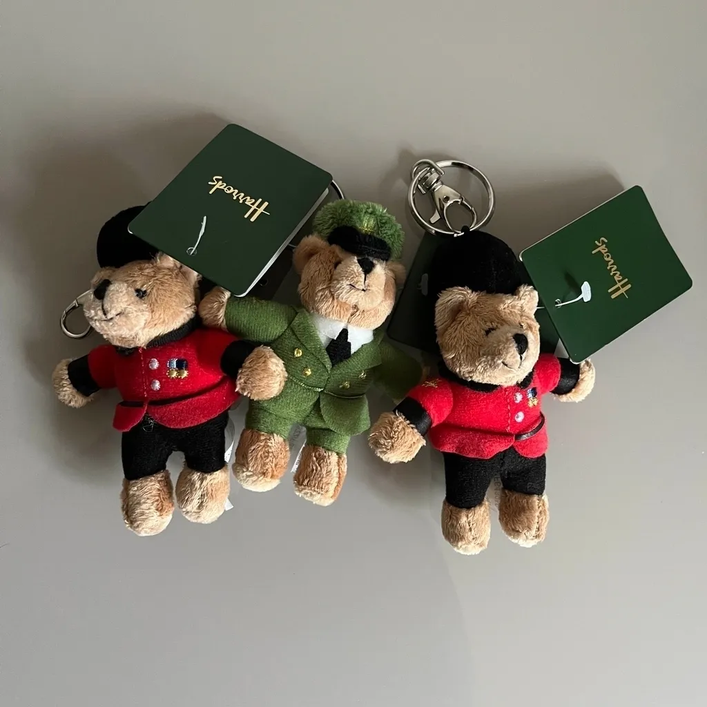 해롯 테디베어 키링 백 참(Bag charm) 3 가지 타입 Harrods Key Ring | 상품 상세 | 크로켓