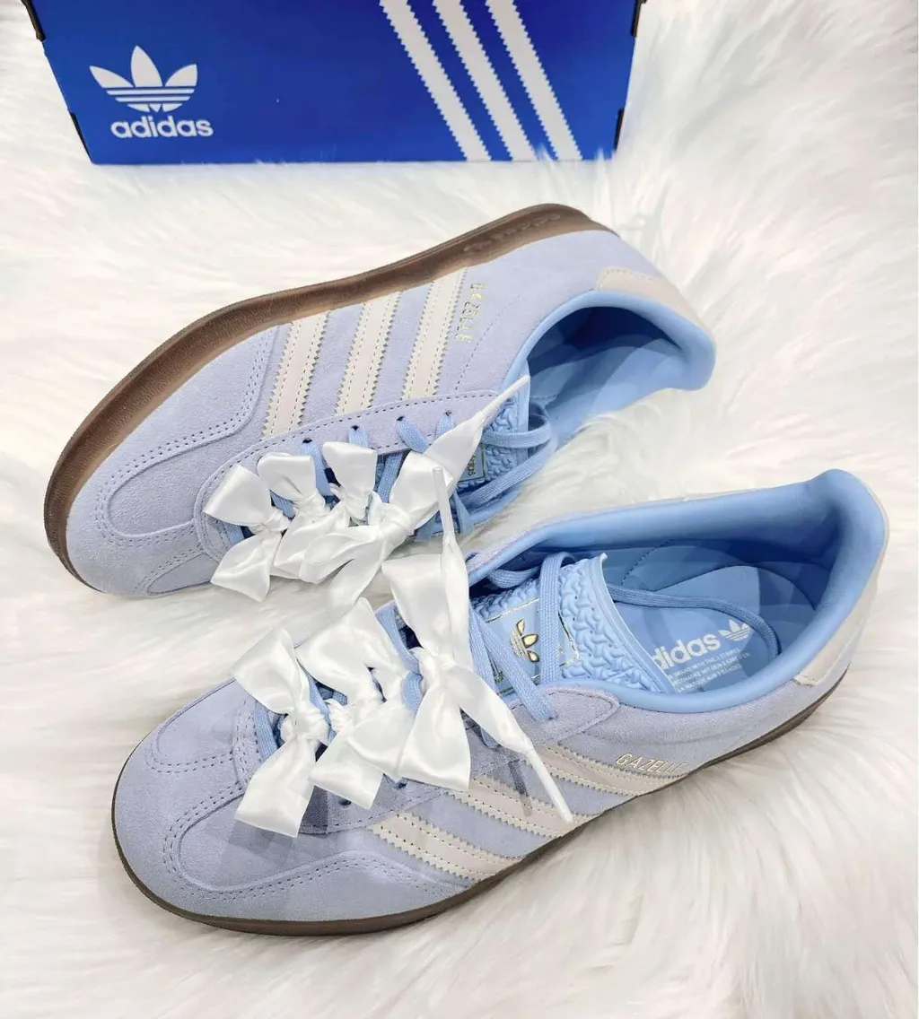 [무료배송/항공특송] 아디다스 여성 가젤 운동화 스카이블루 JI2717 | 크로켓