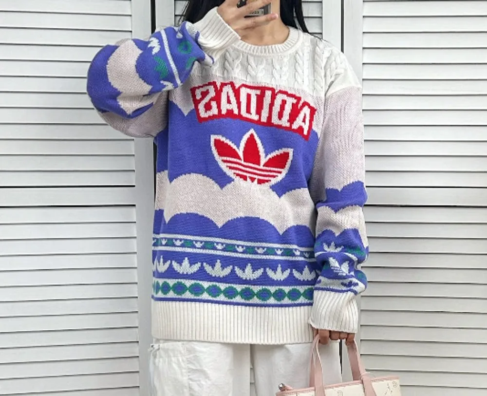 아디다스 오리지널 뱀의 해 한정판 풀오버 니트 스웨터 JL8366 | 크로켓