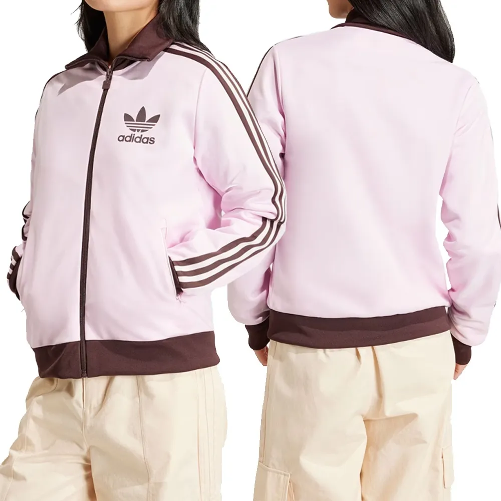 [무료배송]아디다스 여성 베켄바우어 트랙탑 핑크 브라운 져지 자켓 IR6088 | 크로켓