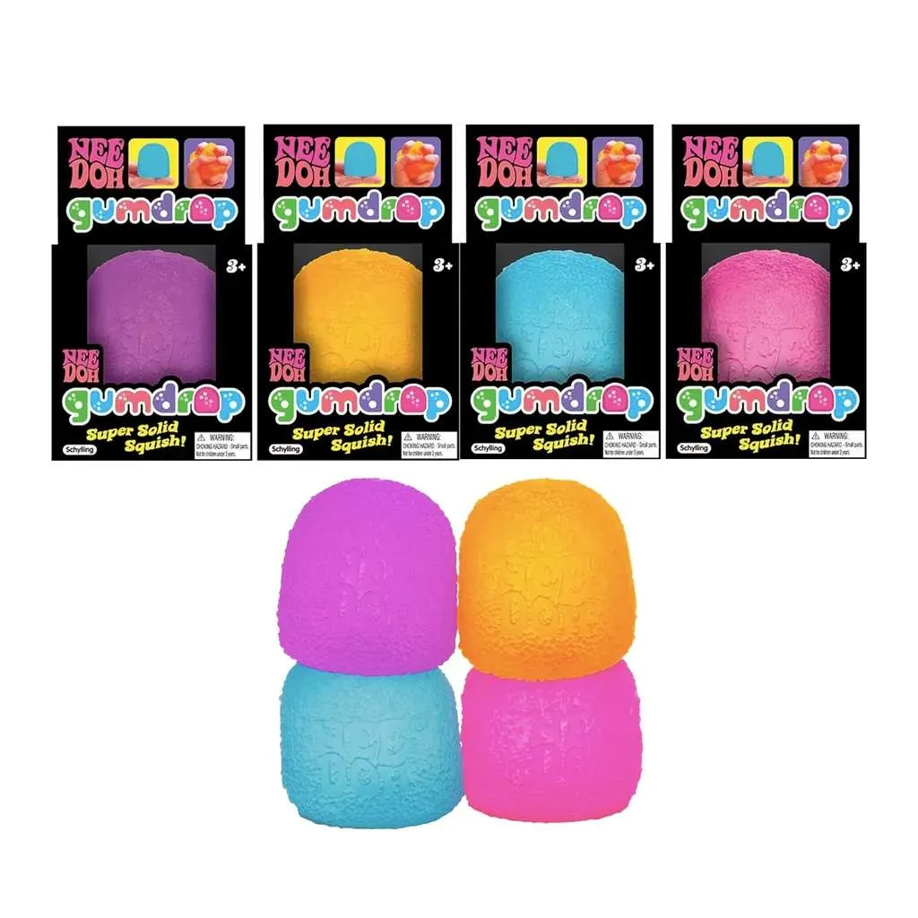 [최저가/로제템] 실링 니도 스트레스볼 스퀴시 스퀴시볼 Nee Doh Gumdrop Ball 4컬러 중 랜덤발송 | 크로켓