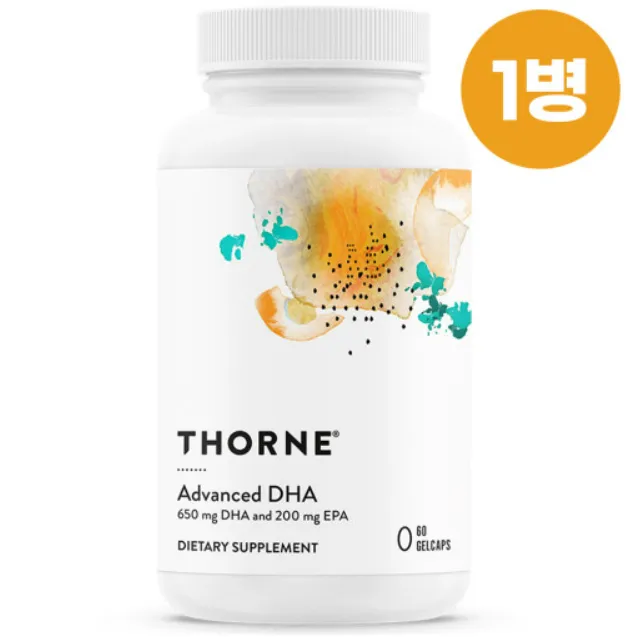 쏜리서치 어드밴스드 DHA 60젤캡 Thorne Advanced DHA | 상품 상세 | 크로켓