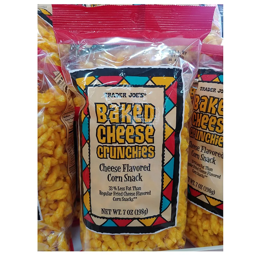 트레이더 조 베이크드 치즈 크런치 198 4팩 Trader Joe's Baked Cheese Crunchies 7oz(198g ...