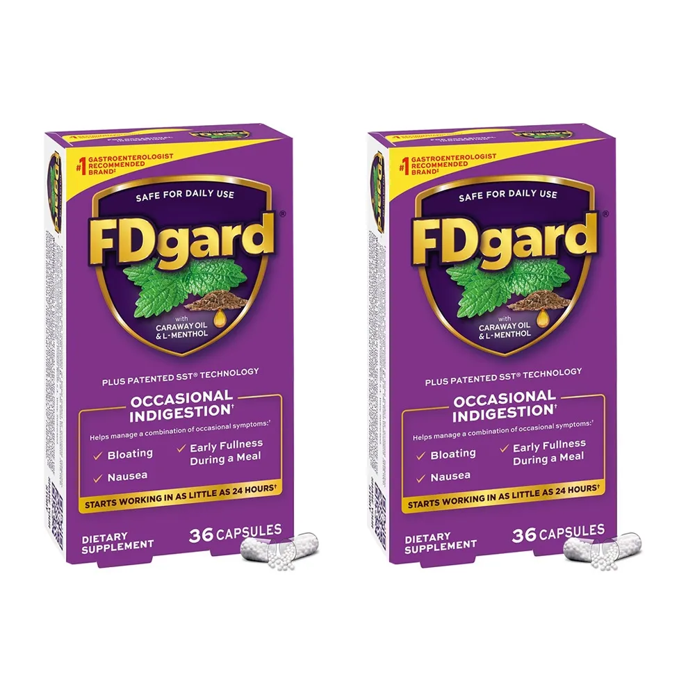 FDgard FD가드 Meal Triggered Indigestion 36캡슐 2개 | 크로켓