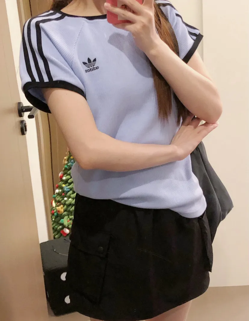 [무료배송]아디다스 W 삼선 슬림 티셔츠 스카이 블루 IC5462 | 상품 상세 | 크로켓