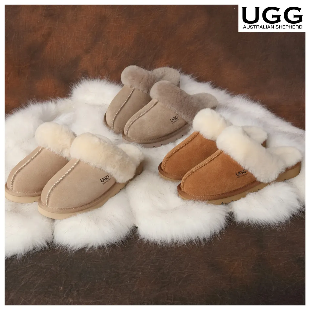 DK UGG 양털 슬리퍼 달리 플랫폼 디케이 어그 체스트넛 클레이 브라운 샌드 DK109 | 크로켓