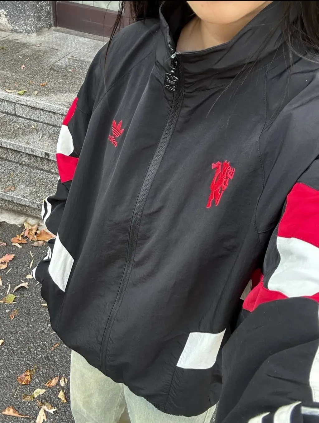 아디다스 맨유 맨체스터 유나이티드 OG 트랙탑 집업 자켓 바람막이 IS6525 | 크로켓