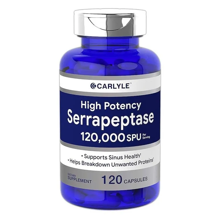 Carlyle Serrapeptase 120000 SPU 칼라일 세라펩타제 120캡슐, 1개 | 크로켓