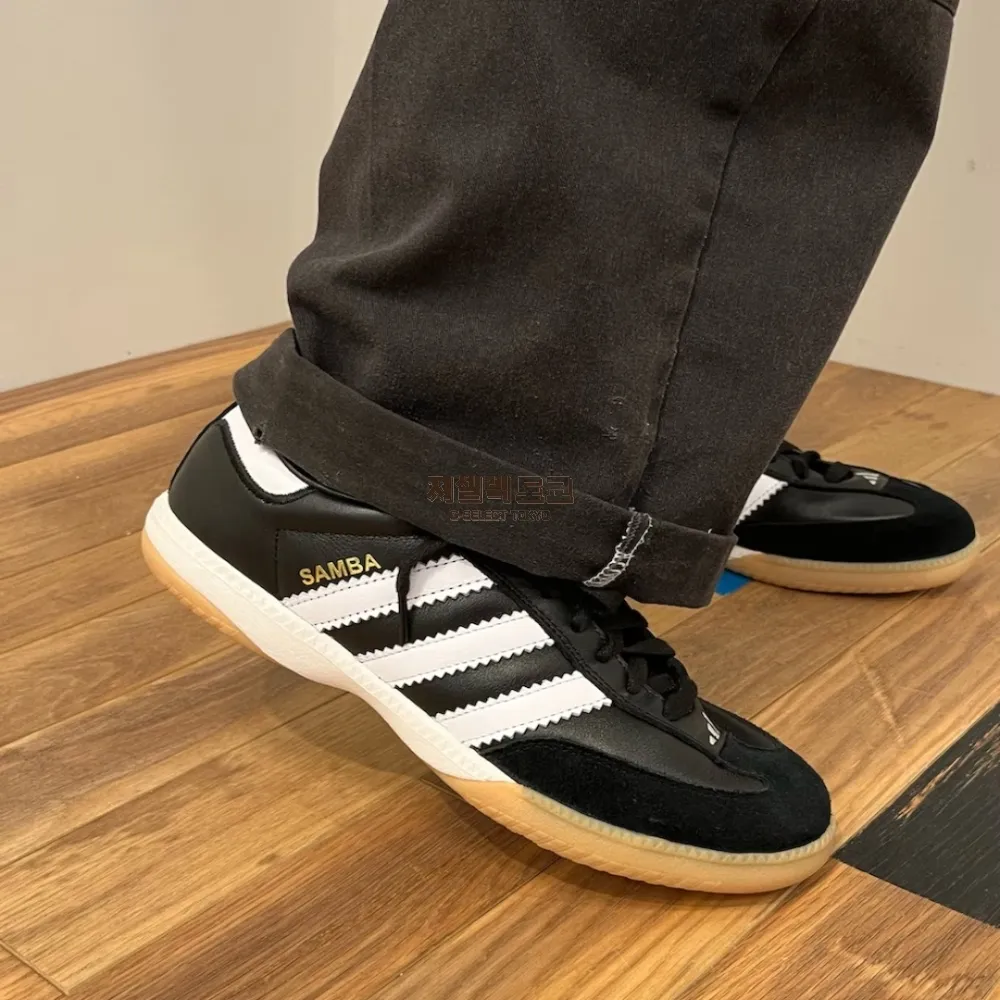 아디다스 삼바 밀레니엄 MN 블랙 화이트 스니커즈 신발 IF1952 | 상품 상세 | 크로켓