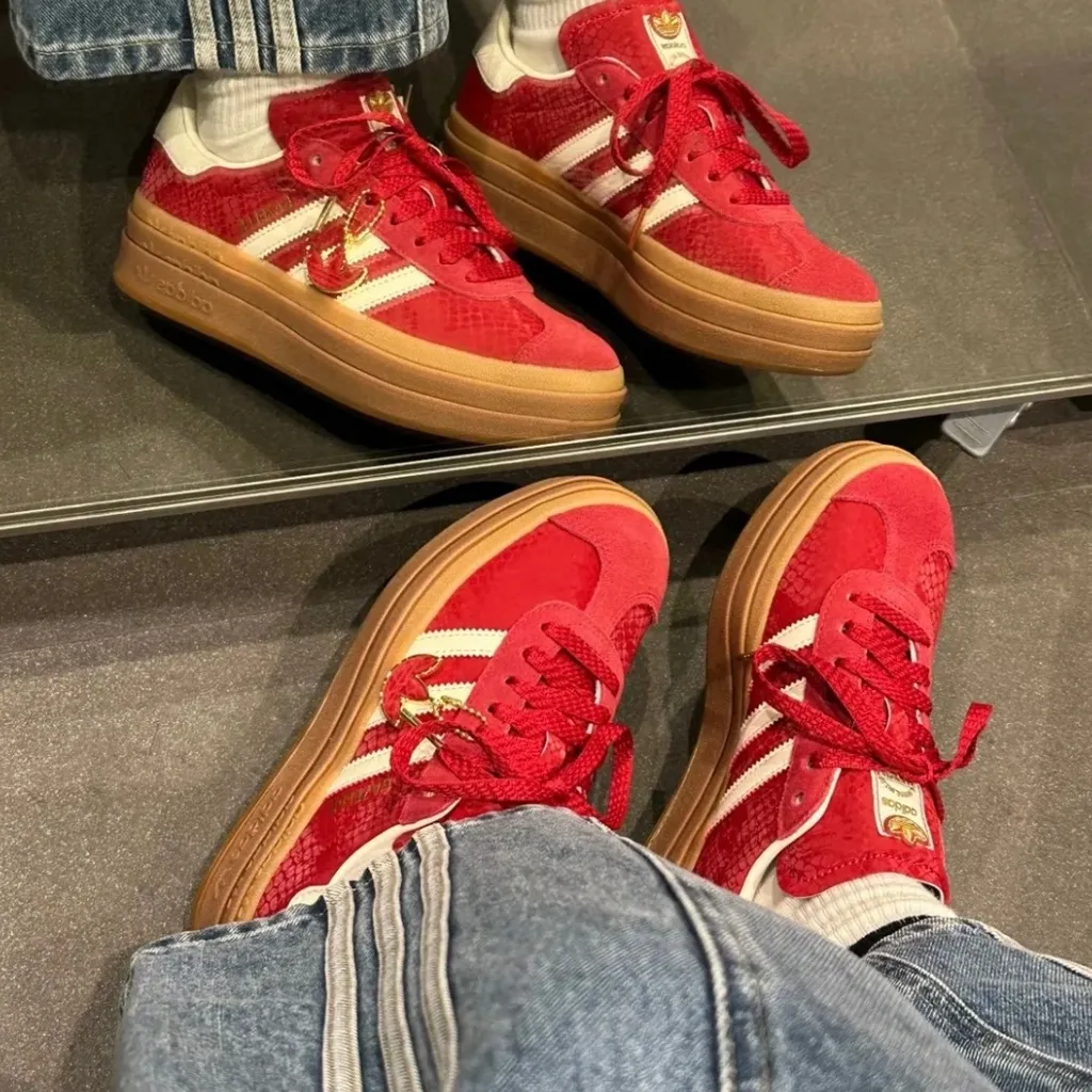 아디다스 가젤 볼드 액티브 마룬 크림 화이트 레드 운동화 JQ5977 | 상품 상세 | 크로켓