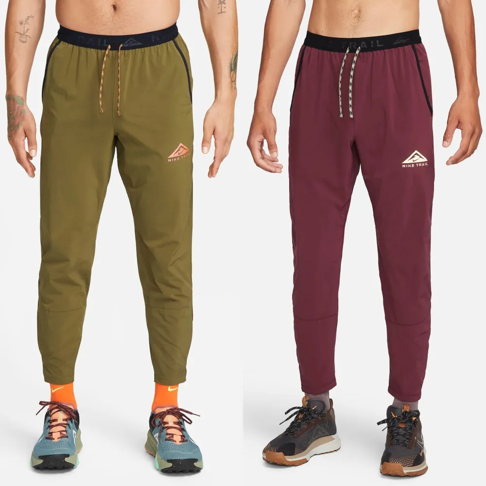 NIKE 나이키 트레일 dawn range 러닝 트라우져 팬츠 올리브 마룬 DX0855 | 크로켓