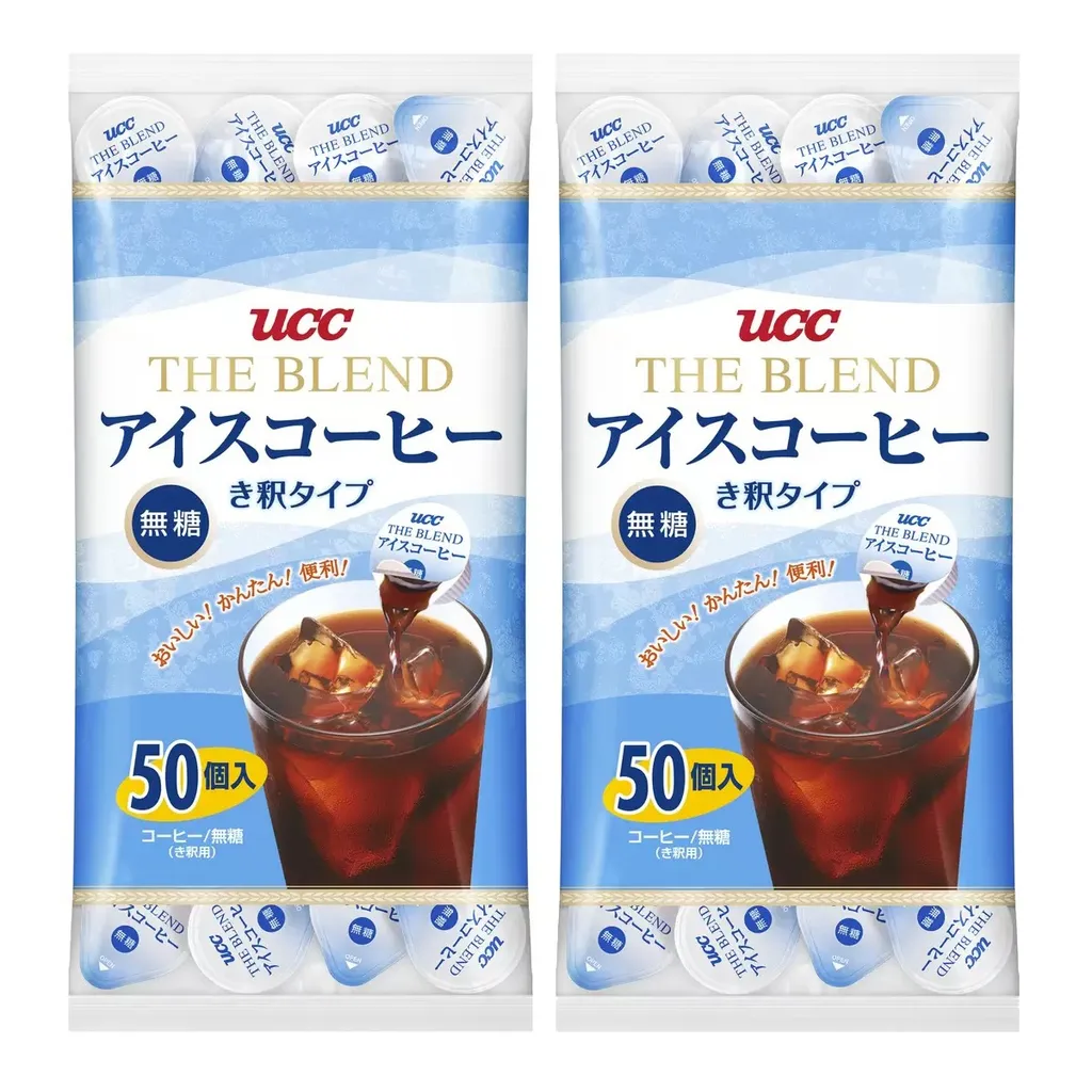 UCC 블렌드 아이스 포션 블랙 커피 무가당 무당 18g 50개입 x 2개 세트(총100개) 액상 원액 아메리카노 제로 | 상품 상세 | 크로켓