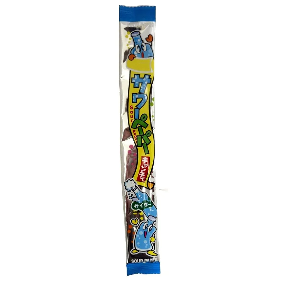 야오킨 샤워 페이퍼 캔디 15g 36팩 사이다 Yaokin Sour Paper Candy Cider 15g x 36 bags | 크로켓