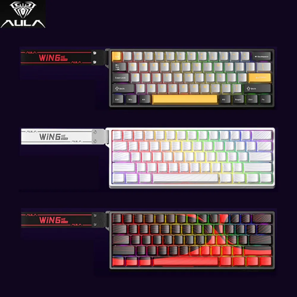 [WiN 60HE-PRO]독거미 AULA WiN 60HE 마그네틱 유선 기계식 게이밍 키보드 8KHz 메탈보강판 예약판매-30 ...