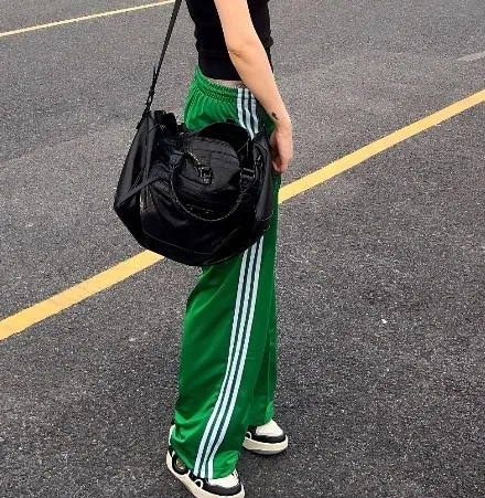 아디다스 아디컬러 파이어버드 여성 트랙 팬츠 트레이닝 바지 그린 IP0634 | 크로켓