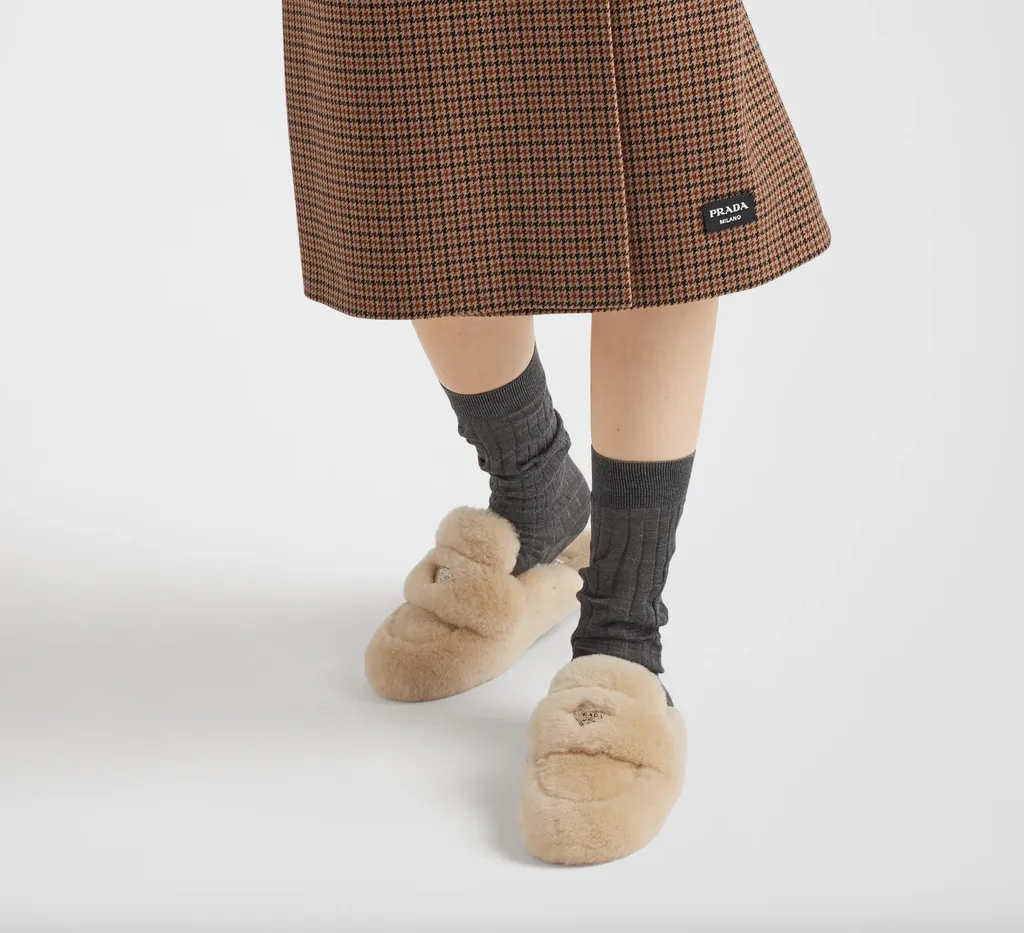 프라다 시어링 뮬 에크루 1D109N_173_F0379_F_D005 | 상품 상세 | 크로켓