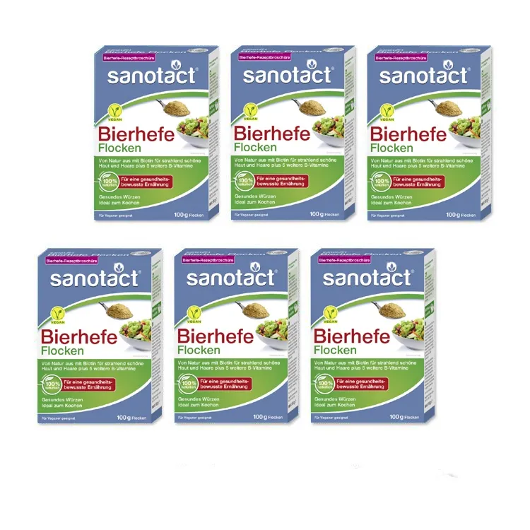 독일정품 자노탁트 맥주효모 비어헤페 분말 100g x6개 Sanotact Bierhefe Flocken | 크로켓