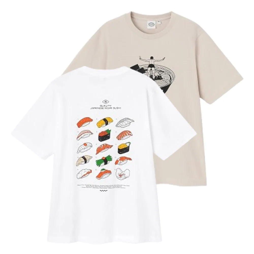 지유 GU 그래픽 T 오미야게(Yunosuke)+X 2컬러 357164 | 크로켓