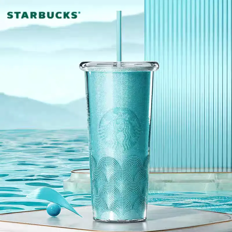 스타벅스 중국 공홈 2024 가을MD 안개시리즈 사이렌로고 플라스틱 빨대컵710ml | 상품 상세 | 크로켓