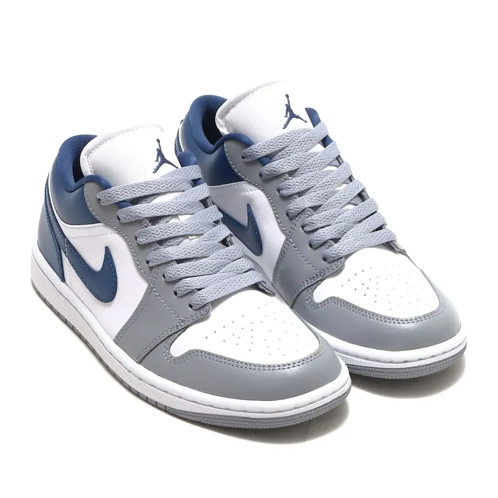 나이키 조던 1 로우 화이트 그레이 블루 NIKE DC0774-042 | 크로켓