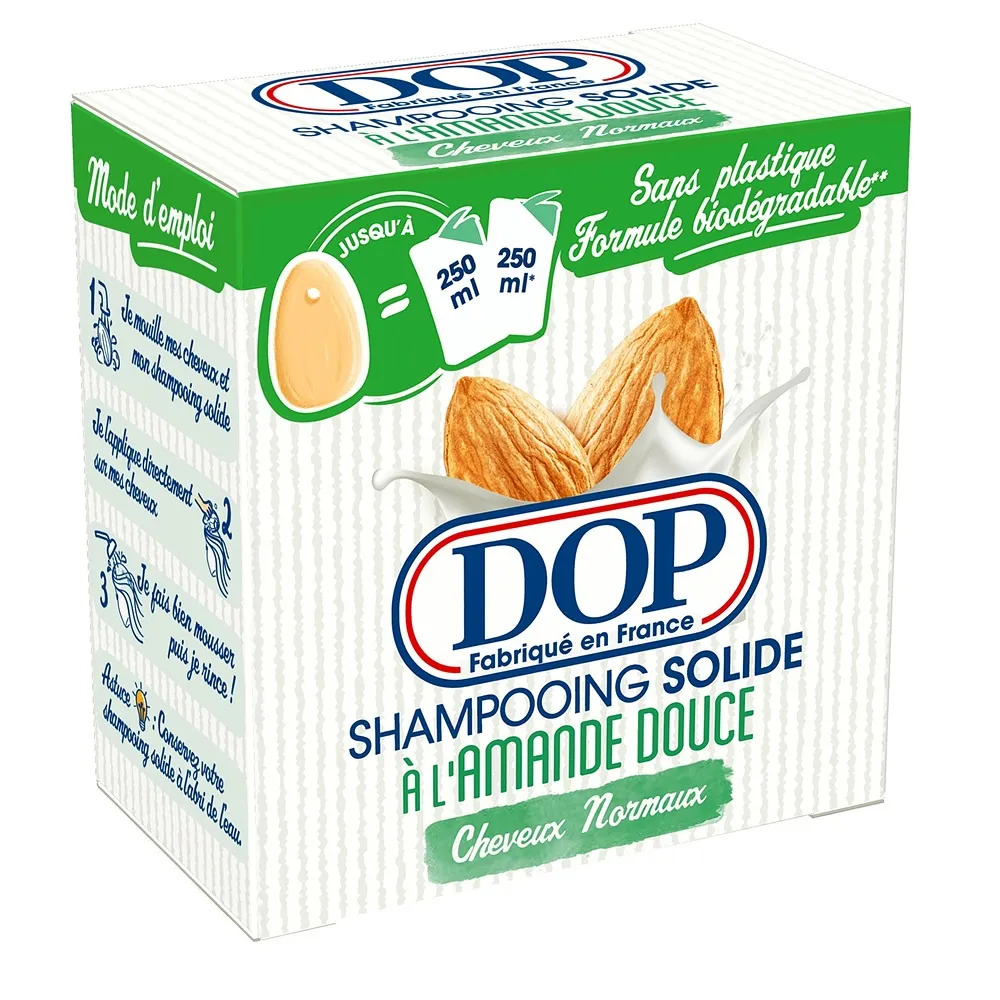 DOP 고체샴푸 65g 4팩 노멀헤어 스위트아몬드 Solid Shampoo for Normal Hair Sweet Almond ...