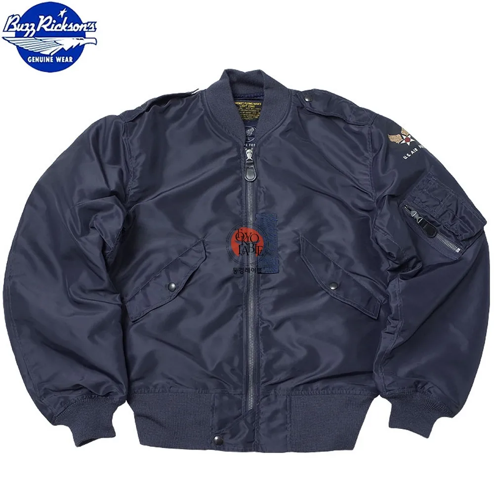 버즈릭슨 MA1 타입 L-2A 플라이트 블루종 자켓 항공점퍼 BR12984 | 크로켓
